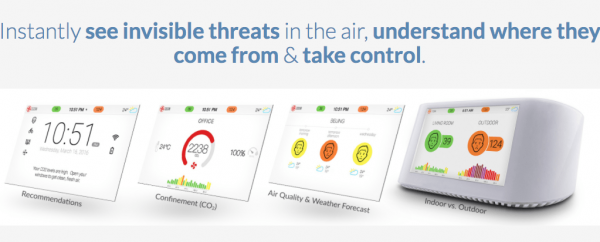IQAir - AirVisual Node Pro - Air Quality Monitor - TEK-Shanghai