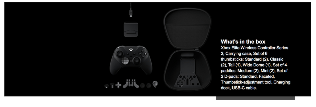 Microsoft - Elite Series 2 Controller - Black (with usb for pc) - TEK ...