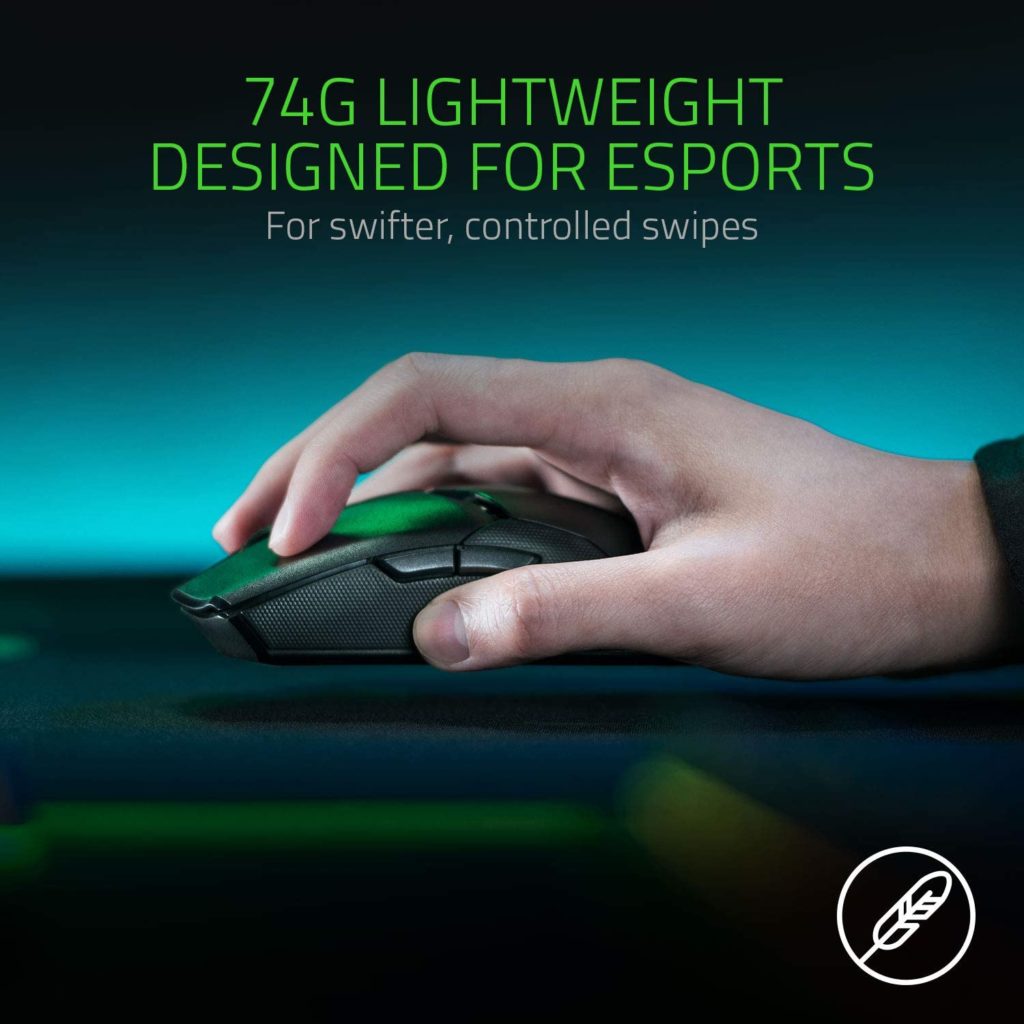 Razer - Viper Ultimate Hyperspeed Lightest Wireless Gaming Mouse & RGB ...